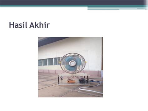 Control Fan Ac With Lm 35 Sensor Based Arduino Ppt