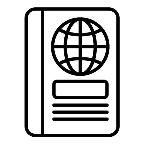 Premium Vector Passport Vector Illustration Style