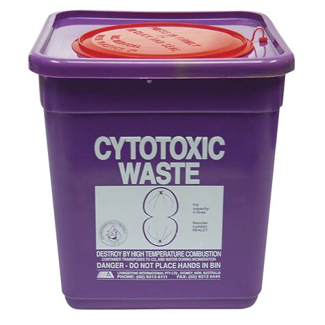 Identify The Types Of Waste Disposal Container Used For Cytotoxic At