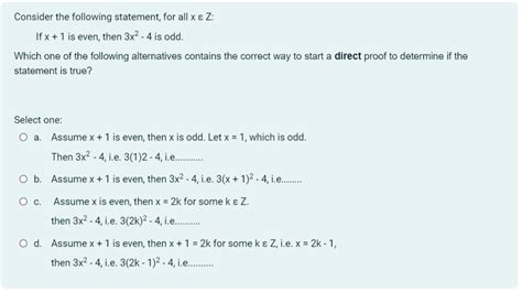 Solved Consider The Two Statements Below Statement 1 Chegg Com