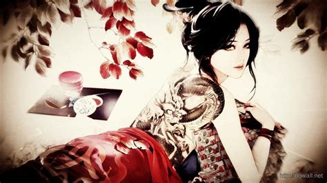 Japanese Girl Desktop Wallpapers Wallpaper Cave