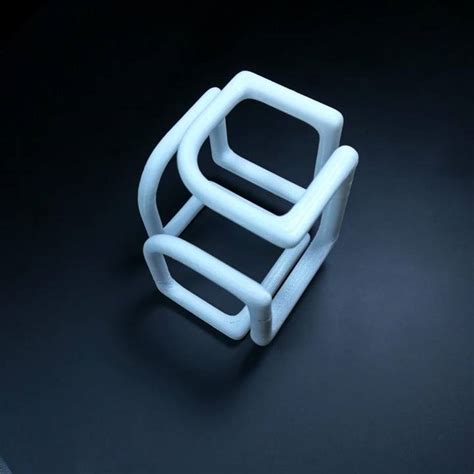 3d Printable Cube Wireframe By Ilmar