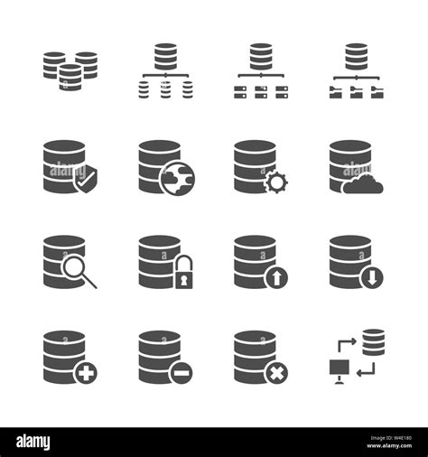 Database System Stock Vector Images Alamy