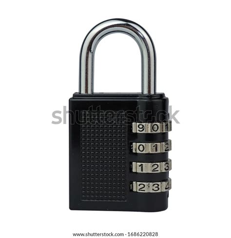 Isolated Number Combination Security Code Black Stock Photo Shutterstock