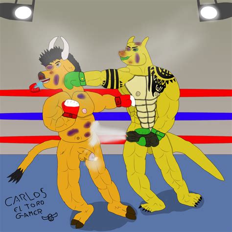 Rule 34 Anthro Azzy The Snek Bara Boxing Boxing Gloves Bull Knocked Out Mouthguard 6917255