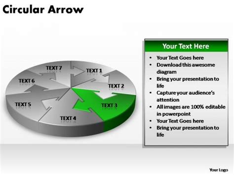 PowerPoint Layout Education Circular Arrow Ppt Theme