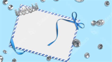 Blue Love Festival Crown Birthday Beautiful Powerpoint Background For Free Download Slidesdocs