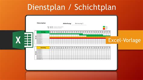 Dienstplaner Excel Vorlage Kostenlose Office Vorlagen