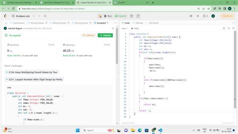 Day 16 Of Leetcode Challenge Data Structures And Algorithms Harshal