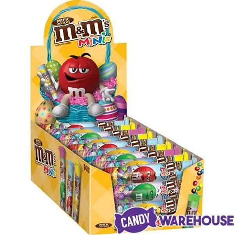 Easter Mandms Minis Candy Mega Tubes 24 Piece Box Candy Store