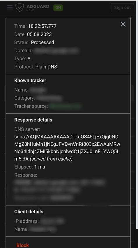 Ecs Info On Requestresponse Details Page · Issue 6079 · Adguardteam