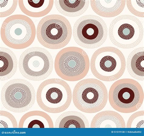 Seamless Dots Texture Geometric Pattern Stock Vector Illustration Of