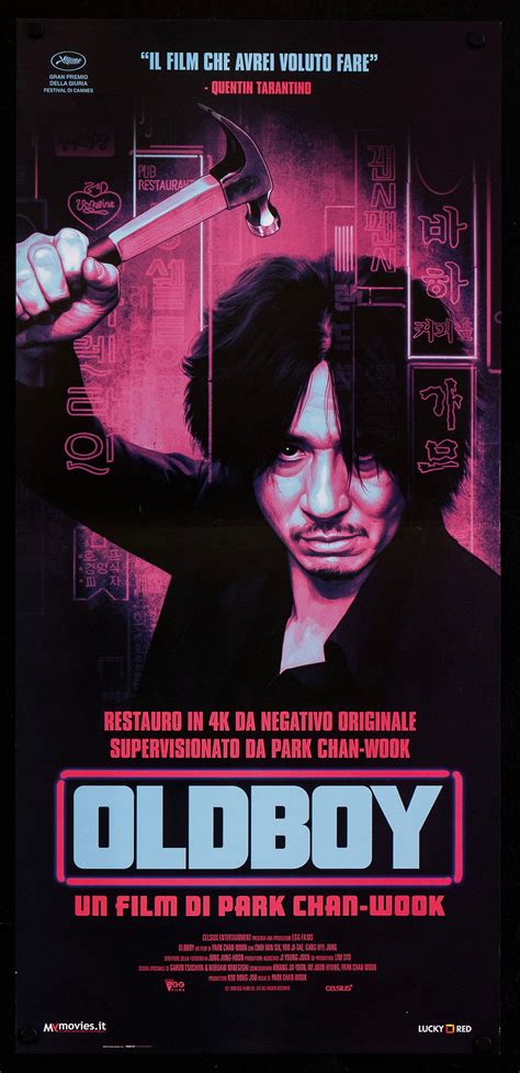 Oldboy Movie Poster 2021 Ri Italian Locandina 13x28