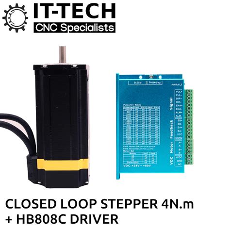 NEMA 24 Closed Loop Stepper Motor 4N M Driver IT TECH