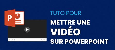 Comment Mettre Une Vidéo Sur Powerpoint Simple Slide