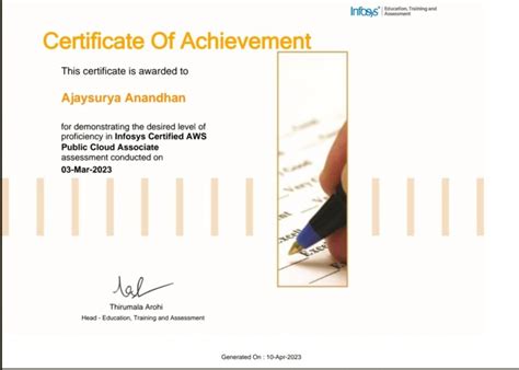 ajaysurya anandhan on linkedin certification aws infosyscertified cloudtechnology