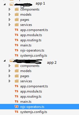 Angular2 Services Call A Method From Different Angular 2 App Stack