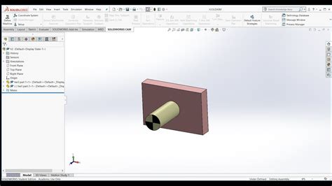 Solidworks Tutorial Basic Assemblies Youtube
