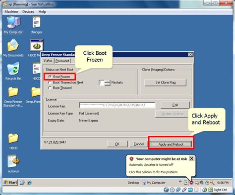Sir Sherwins Computer Tutorial Using Deep Freeze On Your Computer A