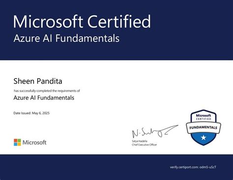ai machinelearning azure certification microsoft ai900 sheen pandita 17 comments