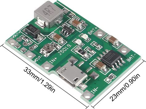 12 Unids 18650 18650 Li Ion Cargador De Batería Módulo 2a Usb Tp4056