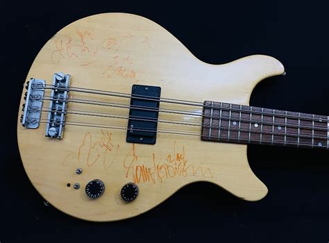 Hamer B8 8 String Cheap Trick Signed 1970s Natural W Case And Reverb