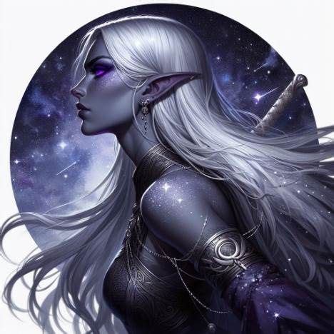 Dnd Eilistraee Drow Queen Art Eilistraee Cleric Dark Elves