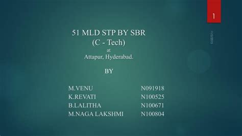 Sequencing Batch Reactors Pptx Chemistry Science
