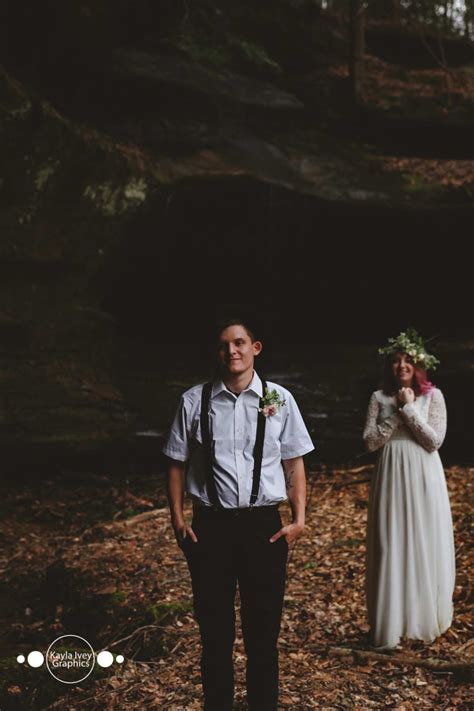 Emily And Nate Hocking Hills Elopement Cleveland Wedding Photographer