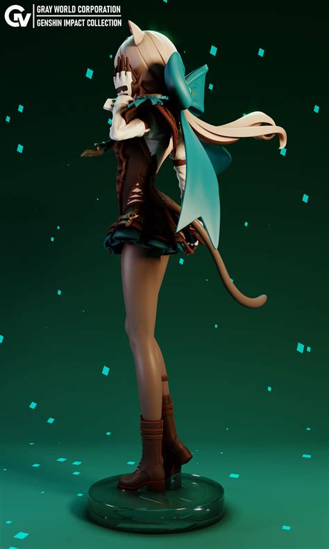 Lynette Genshin Impact 3d Model By Gray World Corporation