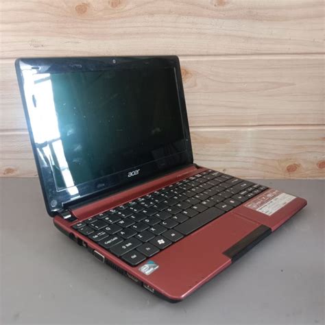 Jual Notebook Acer Aspire One Ram Gb Gb Hdd Gb Second Warna Random Shopee Indonesia
