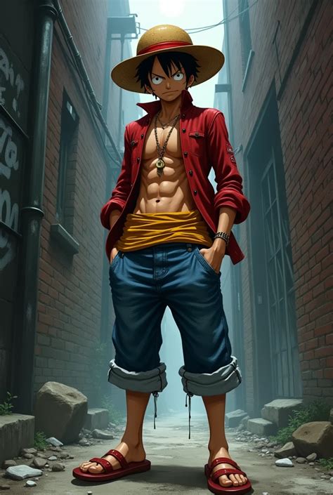 Luffy En Mode Gangsta Seaart Ai