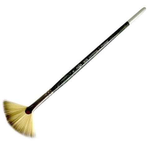 6 шт Кисть художественная синтетика Гамма Модерн веерная №8 короткая ручка арт 339672