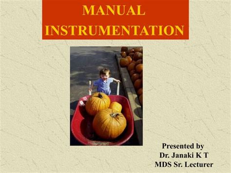 Manual Instrumentationppt Dental Health Diseases And Conditions