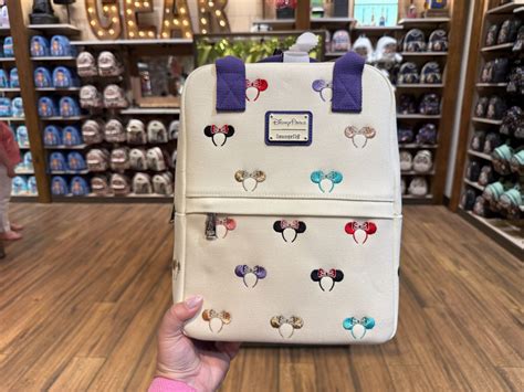 New Minnie Ears Loungefly Canvas Backpack Arrives At World Of Disney