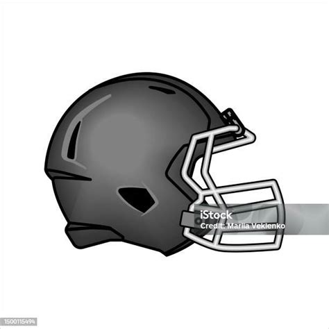 미식 축구 헬멧 검은색에 대한 스톡 벡터 아트 및 기타 이미지 검은색 경기 스포츠 경쟁 Istock