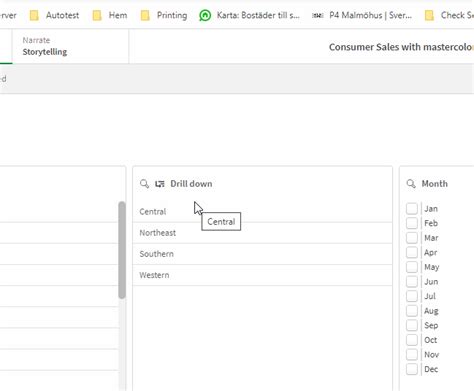 Drill Down Icon Acts As A Button Issue 130 Qlik Oss Sn List