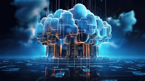 클라우드 컴퓨팅 기술 수용 3d 렌더링된 클라우드 및 디지털 연결 클라우드 마이그레이션 주최자 디지털 클라우드 배경 일러스트 및 사진 무료 다운로드 Pngtree