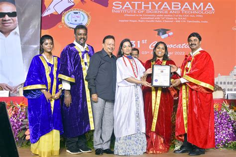 Sathyabama Convocations Sathyabama Institute Of Science And