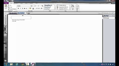 How To Create And Add New Sections In Microsoft OneNote YouTube