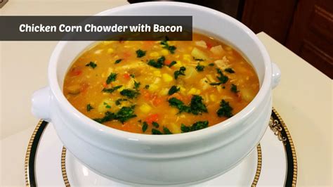 Chicken Corn Chowder With Bacon Amy Learns To Cook