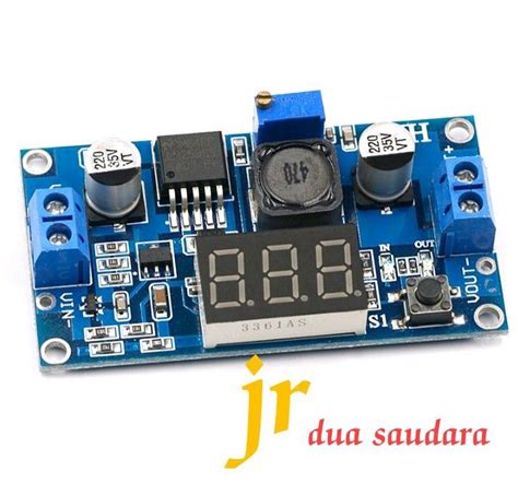Step Down Lm2596 Module Dc Dc With 7 Segment Display Lazada Indonesia