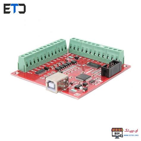 برد کنترلر Cnc پنج محور قرمز Mach3 با Usb ای سی تک