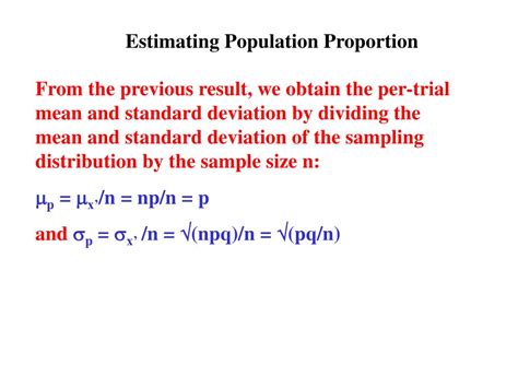 Ppt Estimating Population Parameters Powerpoint Presentation Free