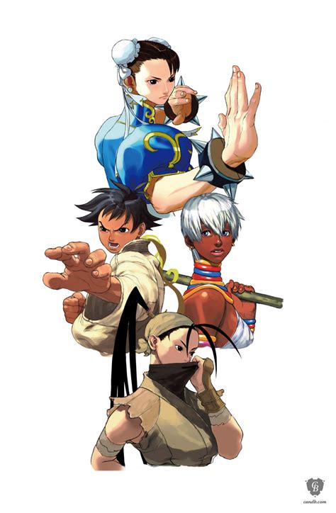 Artwork Girls Of Street Fighter Iii3rd Strike Capcom