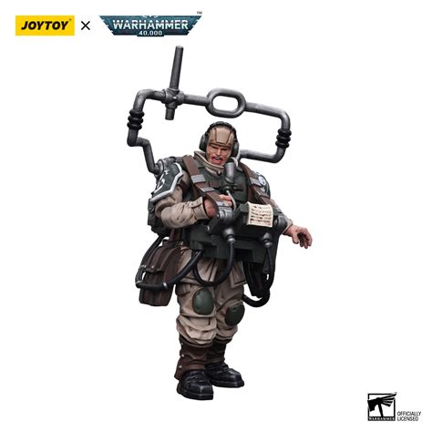 Astra Militarum Cadian Command Squad Veteran With Master Vox