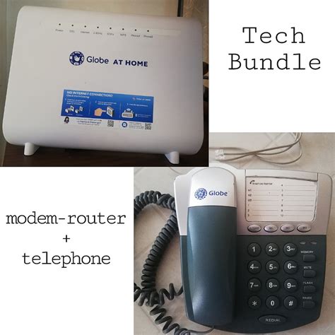 Dual Band Globe Vdsl Voip Modem Router Model Zxhn H288a Telephone Bundle Computers And Tech