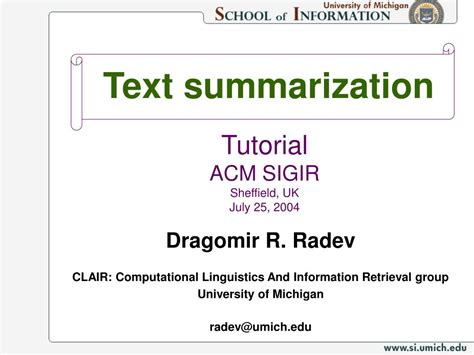PPT Text Summarization PowerPoint Presentation Free Download ID 151712