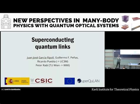 Free Video Superconducting Quantum Links From Kavli Institute For Theoretical Physics Class