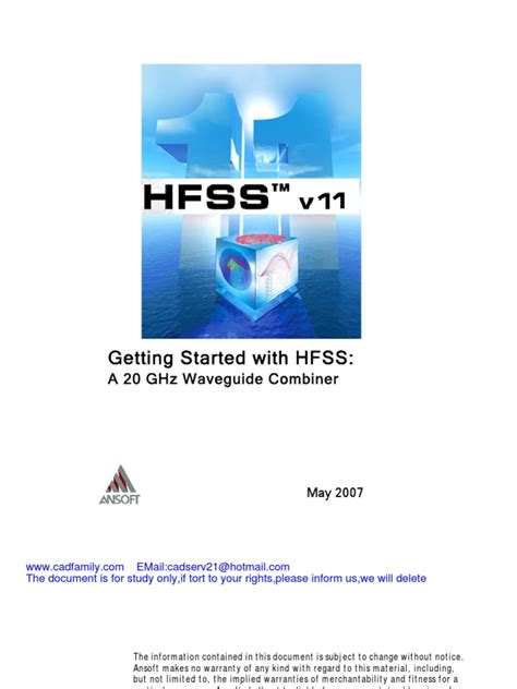 ansoft hfss waveguide pdf cartesian coordinate system computer keyboard